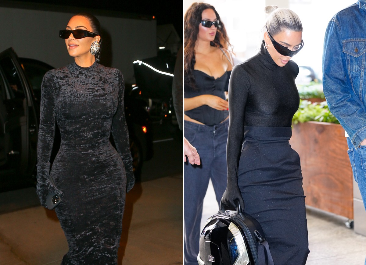 Kim Kardashian Corpo Magro Kim Kardashian Exudes Mob Wife Energy In A