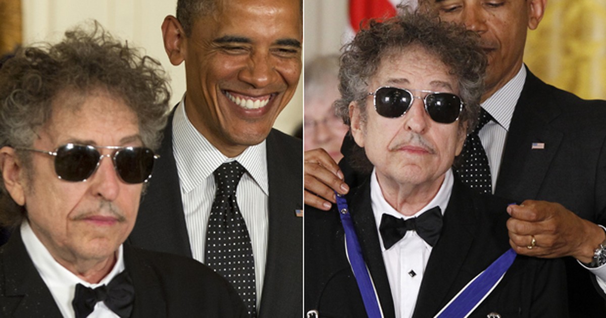 G1 - Obama homenageia Bob Dylan em cerimônia na Casa Branca - notícias ...