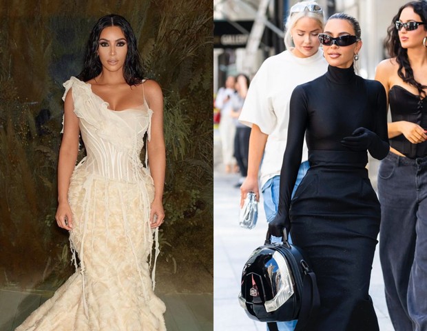 Magreza de Kim Kardashian chama a atenção em passeio; compare - Quem ...