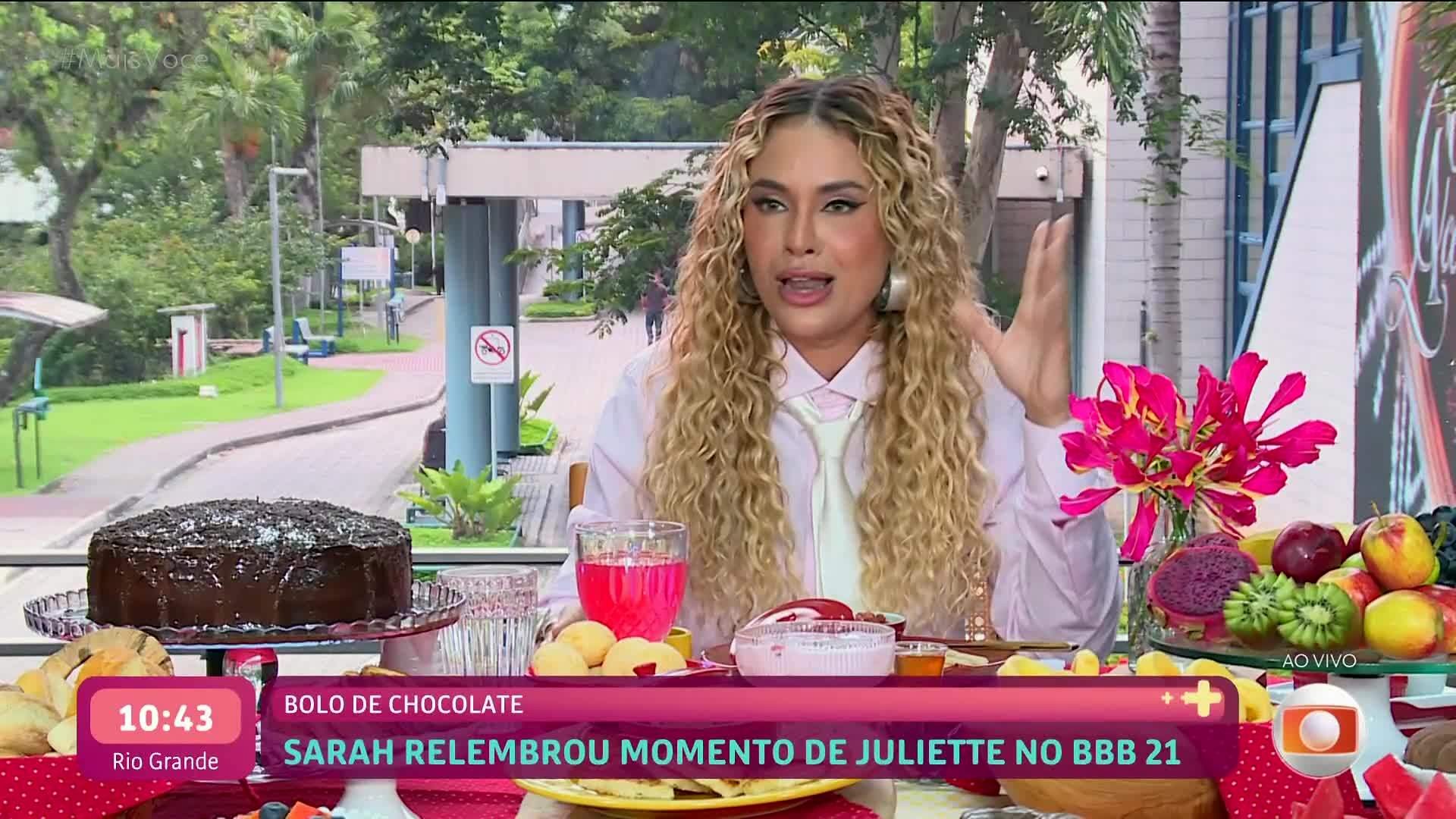 Sarah Andrade no Mais Você: reveja os vídeos da entrevista da 4ª ...