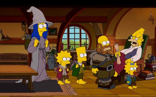 Assista a abertura de 'Os Simpsons' em homenagem a 'O Hobbit' - Monet ...