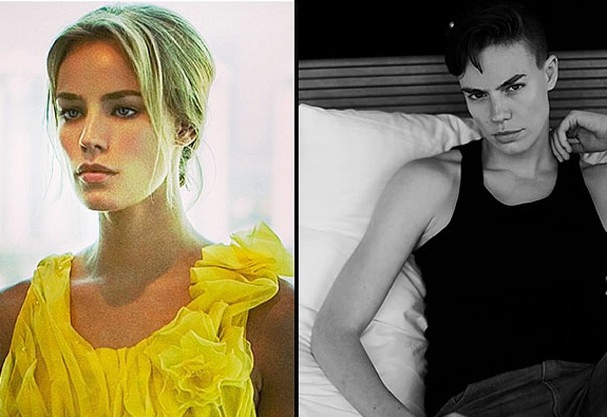 Modelo andrógina troca mercado de moda feminina pelo masculino ...