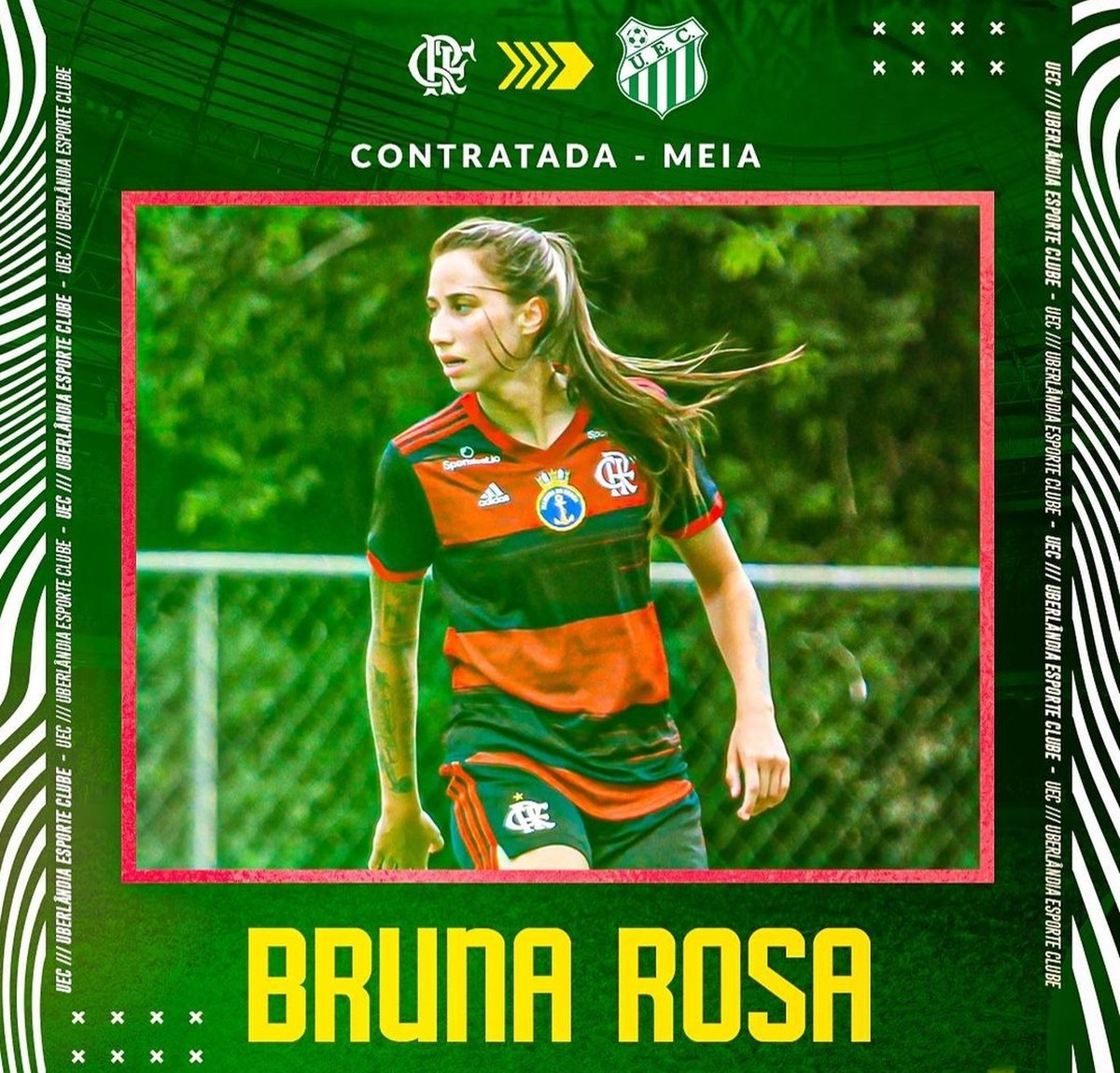 Uberlândia anuncia contratação de Bruna Rosa, ex-Flamengo | uberlândia | ge