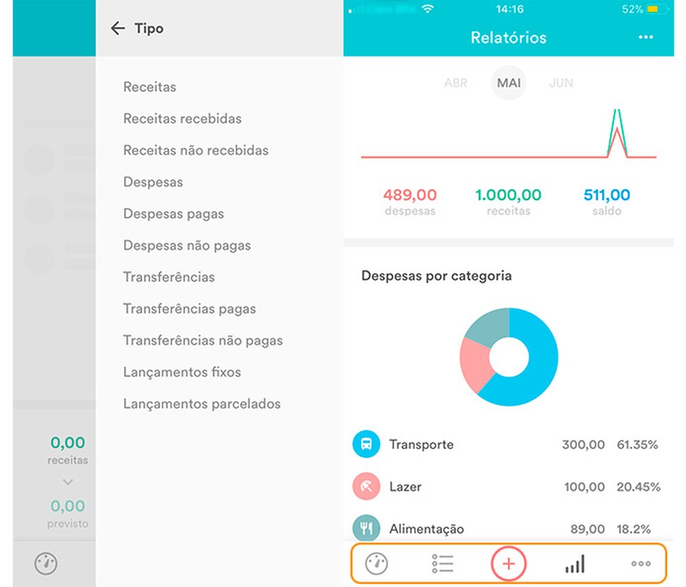 Mobills e Organizze: apps de finanças ajudam a poupar e a controlar ...