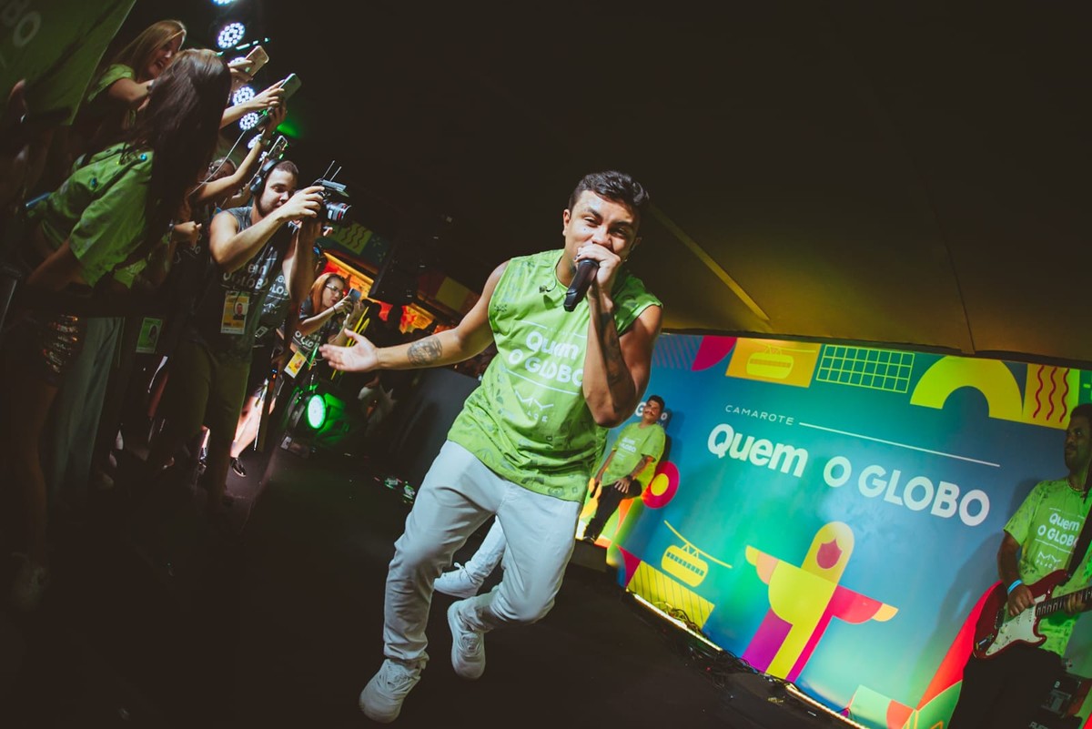 Xamã faz show e se diverte no Camarote Quem O Globo - TrendRadars Brasil
