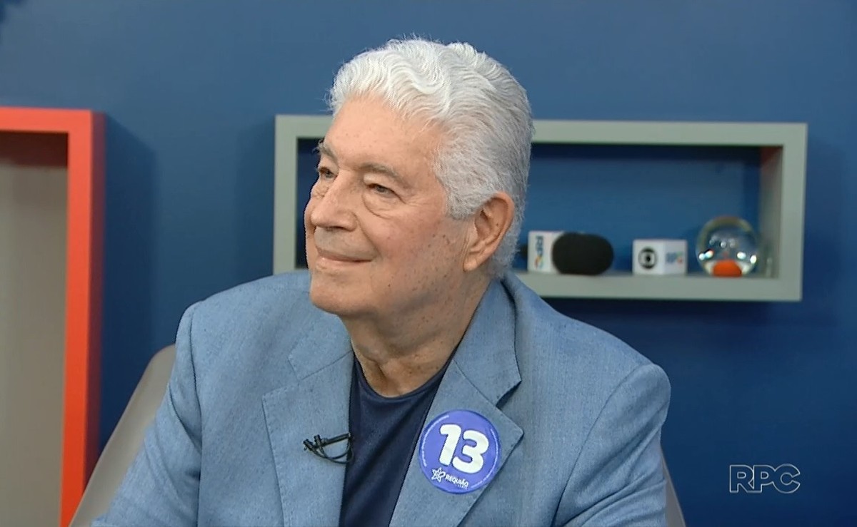 Roberto Requião, candidato ao governo do Paraná, é entrevistado pela ...