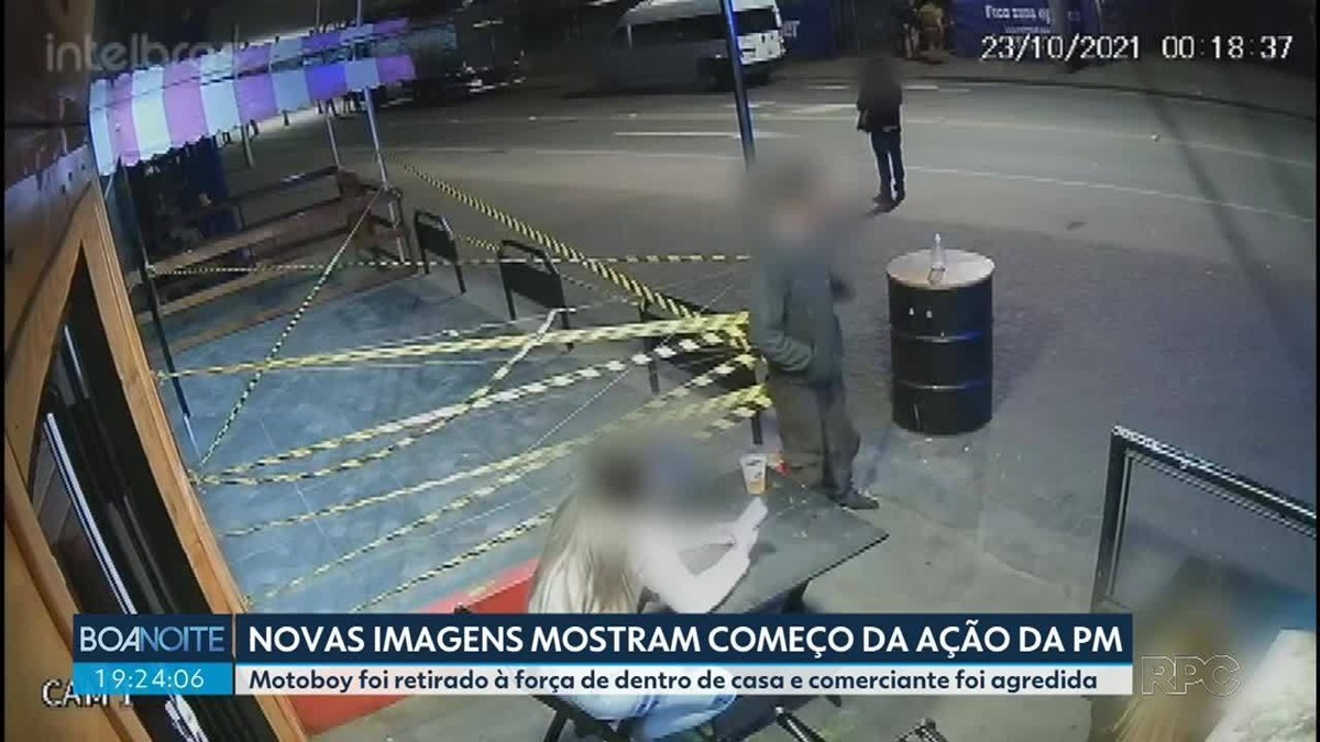 Câmeras De Segurança Mostram Início Da Abordagem Da Pm Antes De