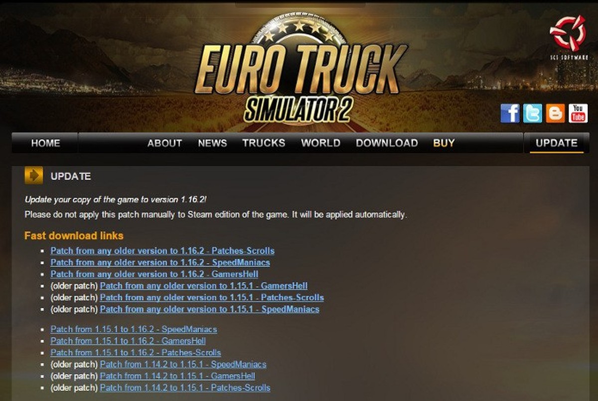 Euro Truck Simulator 2 Saiba Como Atualizar O Simulador De Caminhão