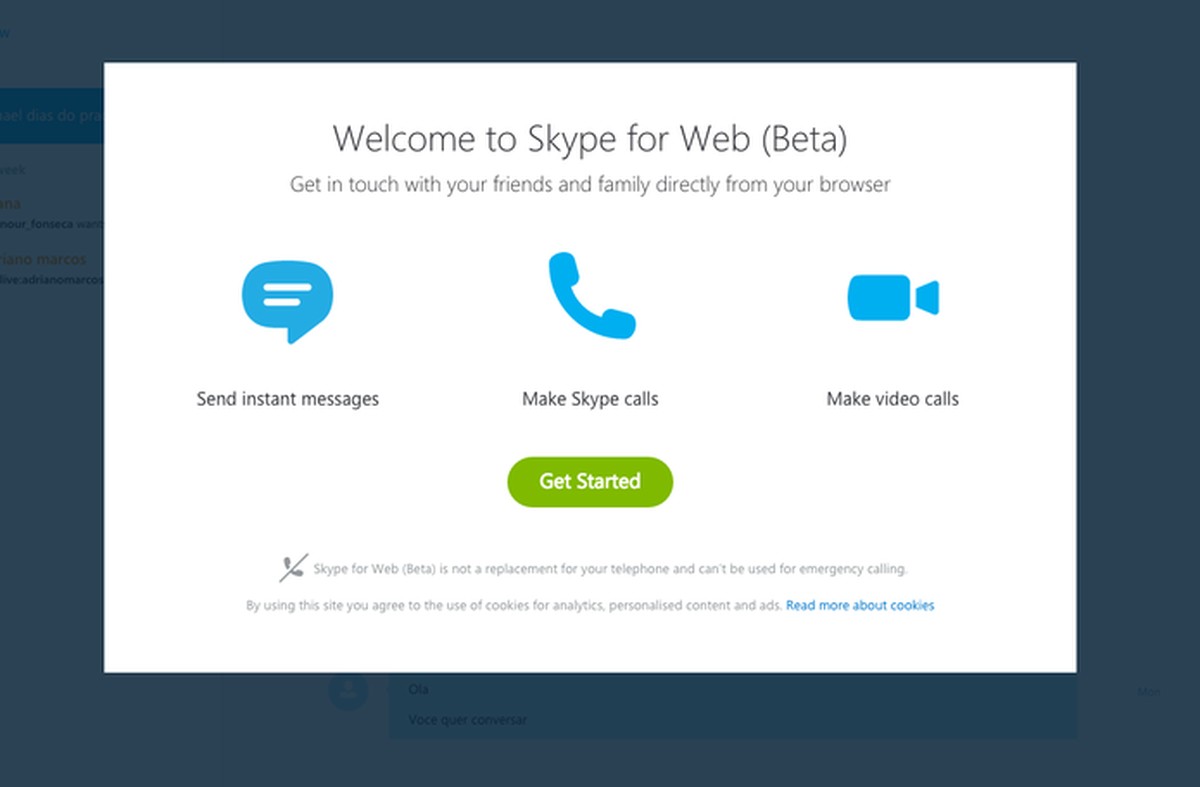 Microsoft libera Skype Web para usuários do mundo todo; saiba como usar ...