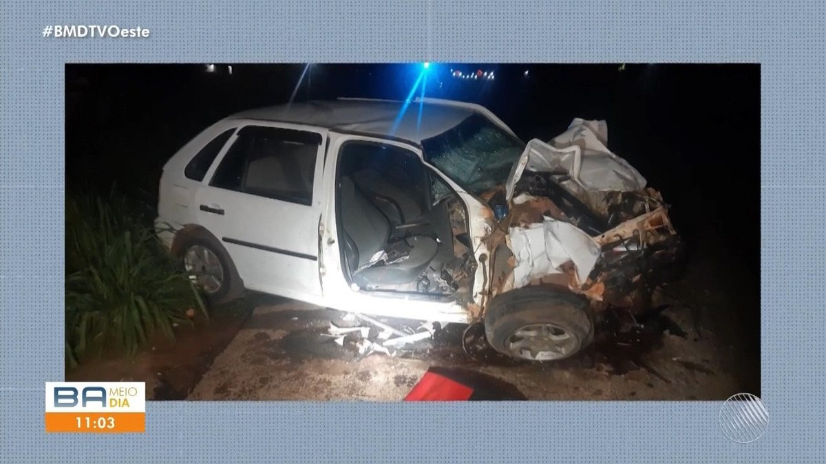 Acidente deixa um morto e outro gravemente ferido no oeste da BA | Bahia | G1