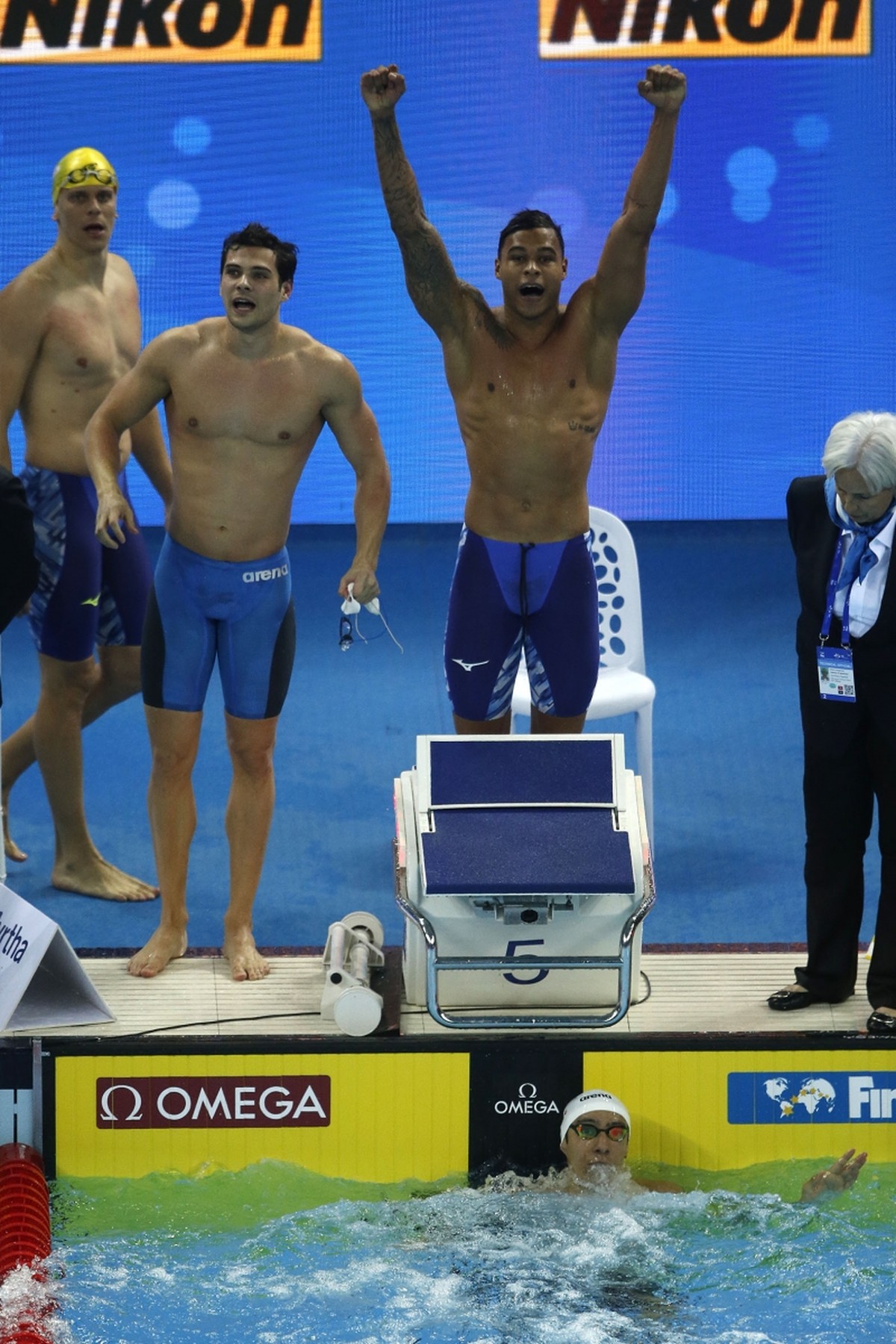 Vale a pena ver de novo, 4x100 livre é bronze em Hangzhou | Blog do ...