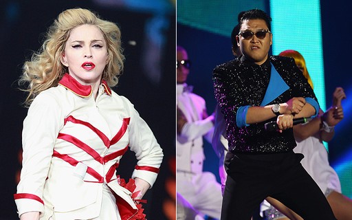 Madonna convida Psy para show e se rende ao hit "Gagnam Style" - Quem ...