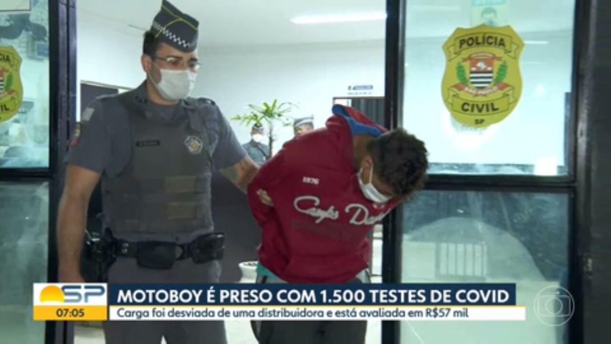 Homem é Preso Na Zona Norte De Sp Após Roubar Mais De Mil Testes De