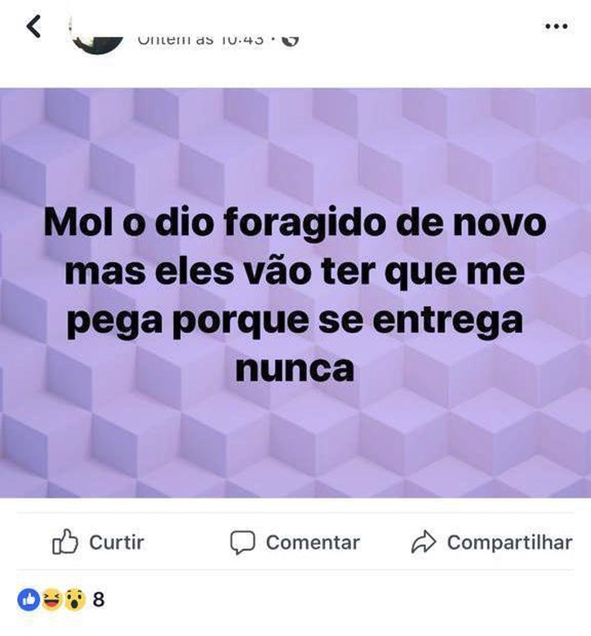 Suspeito De Matar Vigilante Desafia Polícia E Lei Eleitoral Na Web