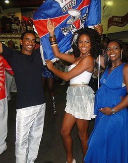 Nanda Lisboa, uma das joias de 'Araguaia', cai no samba em São Paulo ...