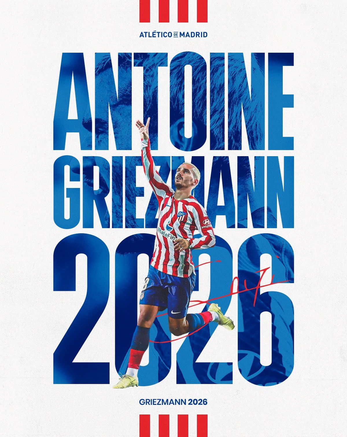 Atlético de Madrid anuncia a contratação de Griezmann até 2026 ...