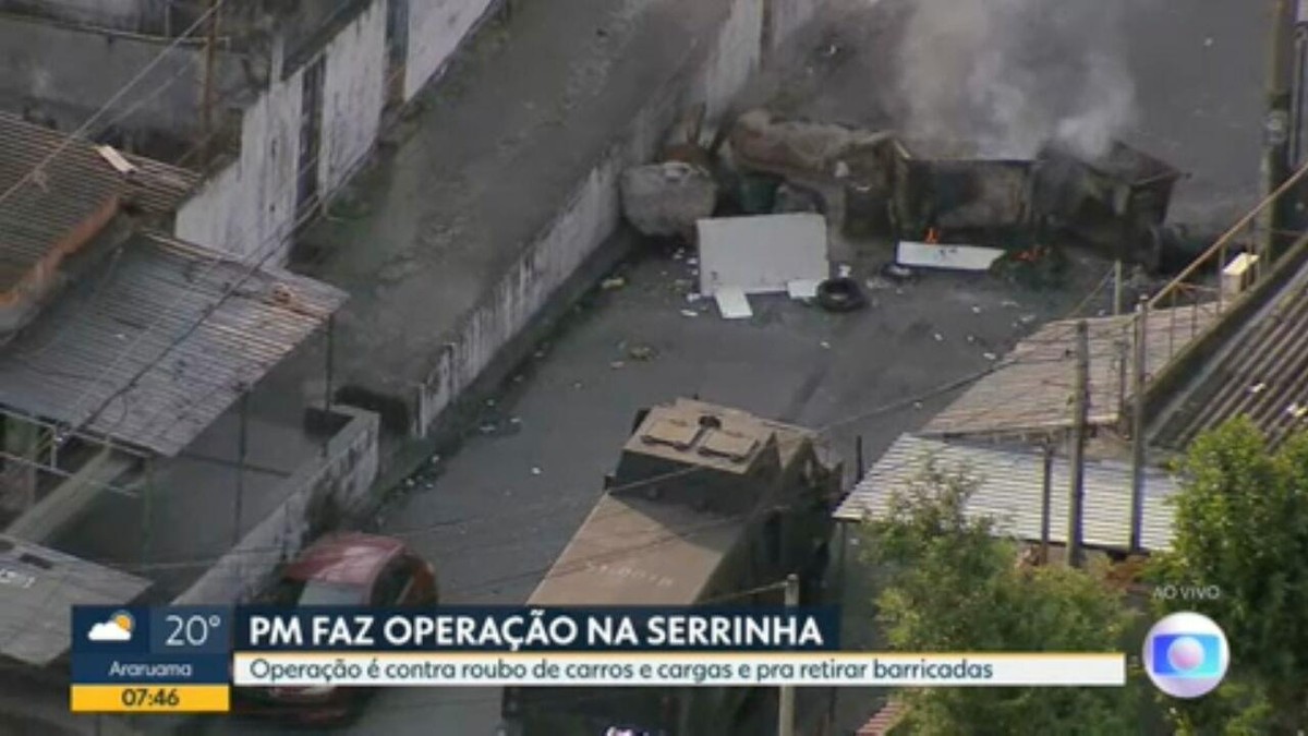 Pm Faz Operação Contra Roubo De Carros E Carga No Morro Da Serrinha
