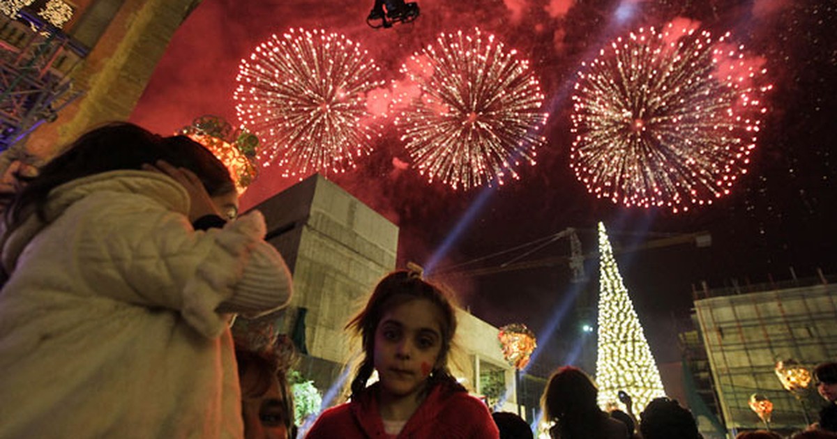 G1 - Líbano inaugura Árvore de Natal gigante - notícias em Mundo