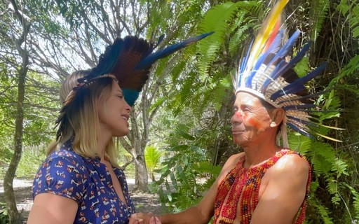 Sheila Mello visita tribo Pataxó com a filha Brenda: 'Me emocionei ... Sheila Mello visita tribo Pataxó com a filha Brenda: 'Me emocionei ...