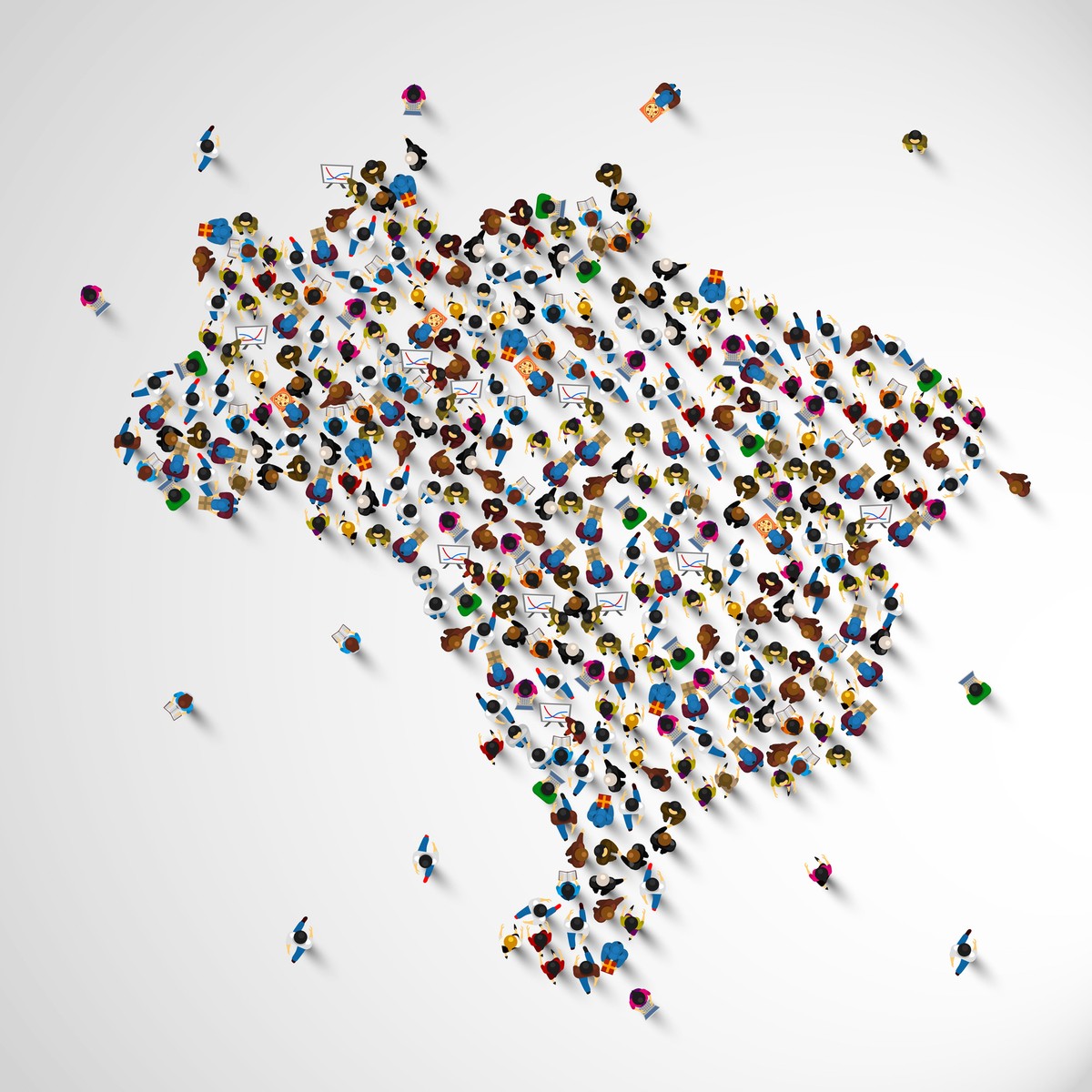 População brasileira cresce menos e chega a 210 milhões, diz IBGE ...