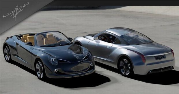 Karmann Ghia do século XXI já mereceu diversos estudos e conceitos, mas ...