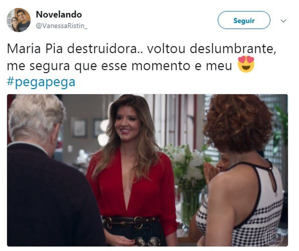 Maria Pia volta com novo visual e web vibra | Pega Pega | Gshow
