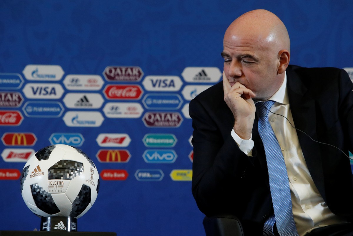 Presidente da Fifa diz que há estudos para mudar critérios de ranking ...