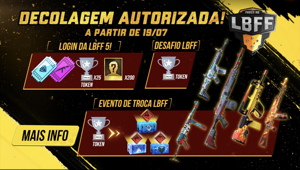 LBFF 2021: eventos das finais trazem diferentes recompensas | free fire ...