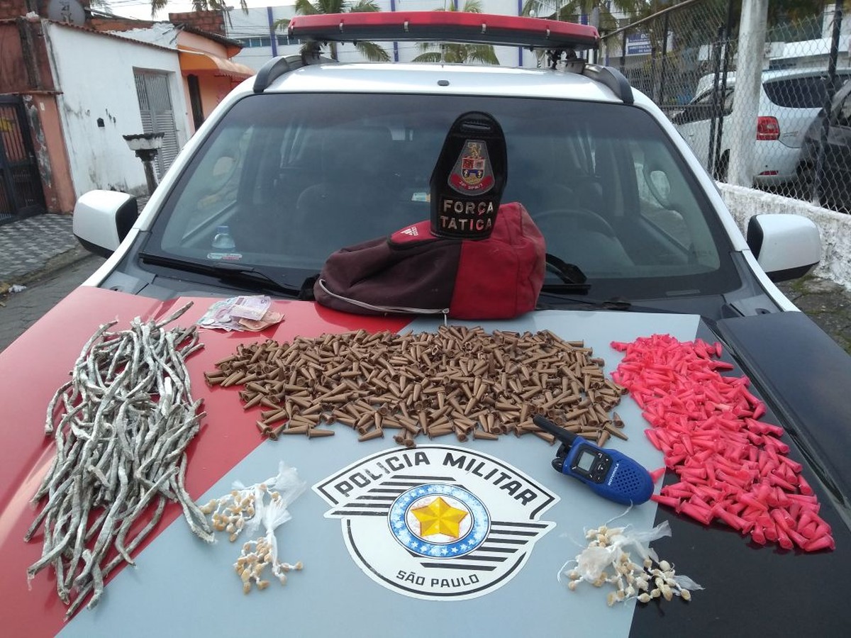 Homem é Preso Em Flagrante Por Tráfico De Drogas Em Mongaguá Sp