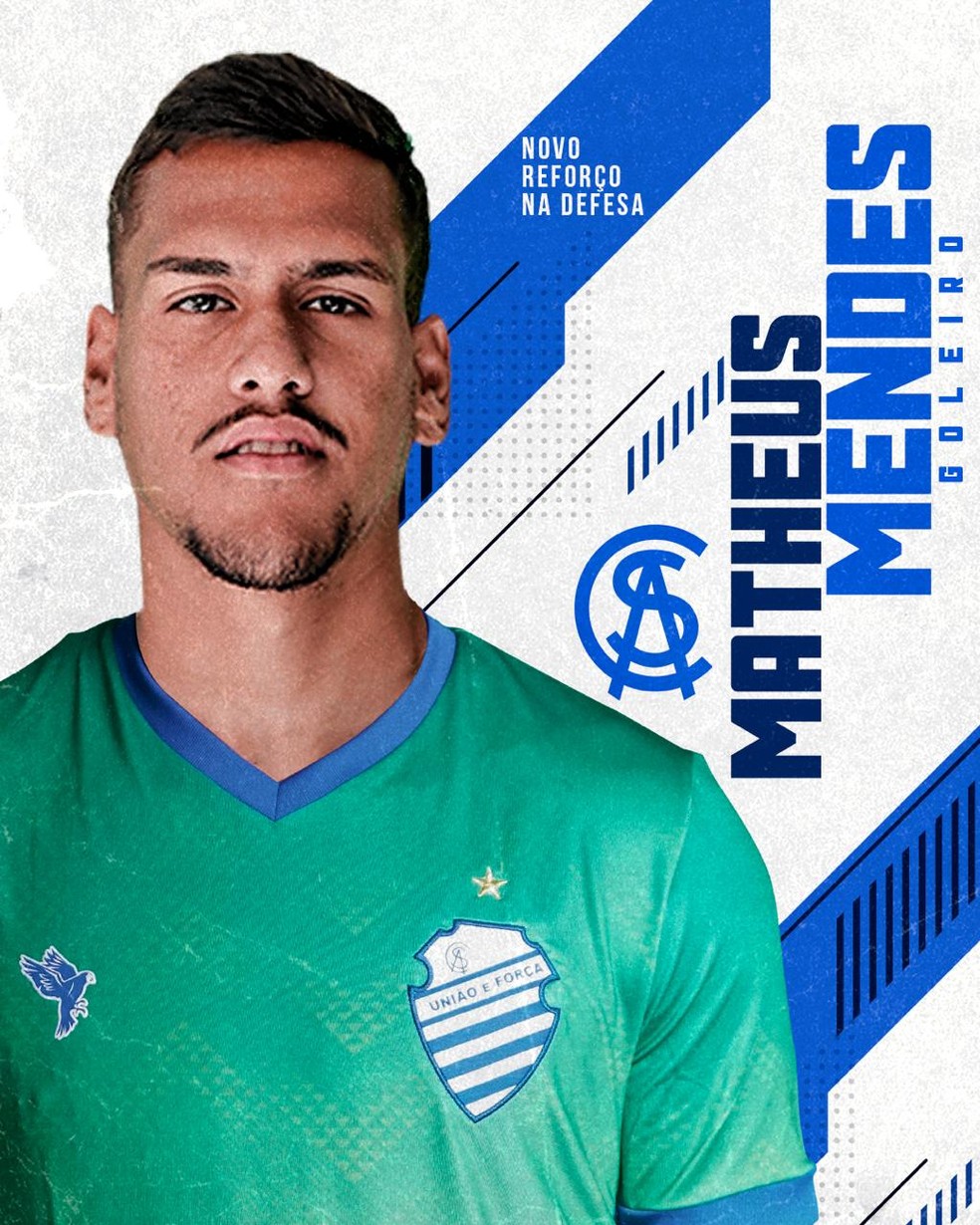 Goleiro Matheus Mendes é regularizado pelo CSA
