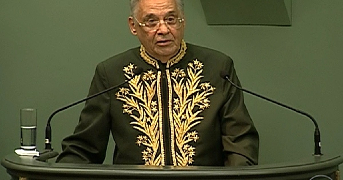 G1 - Ex-presidente FHC toma posse na Academia Brasileira de Letras, no ...
