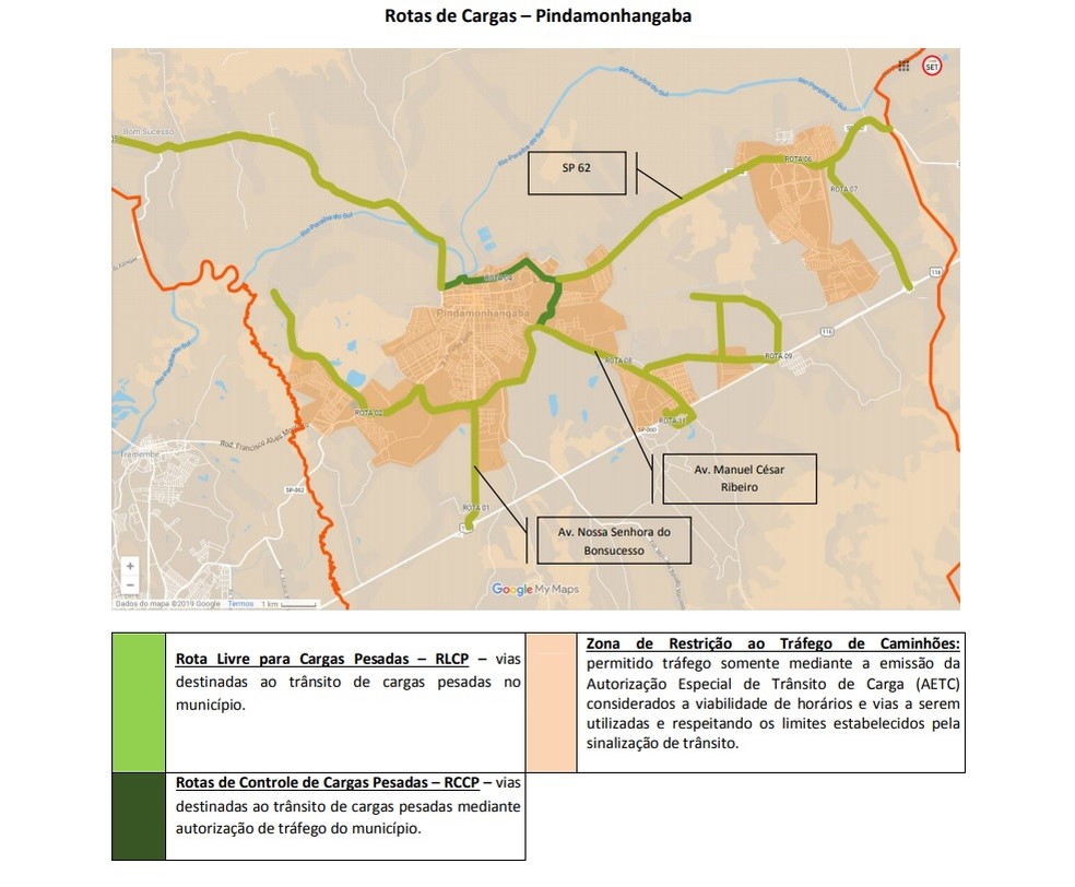Pindamonhangaba restringe tráfego de caminhões na região central da ...