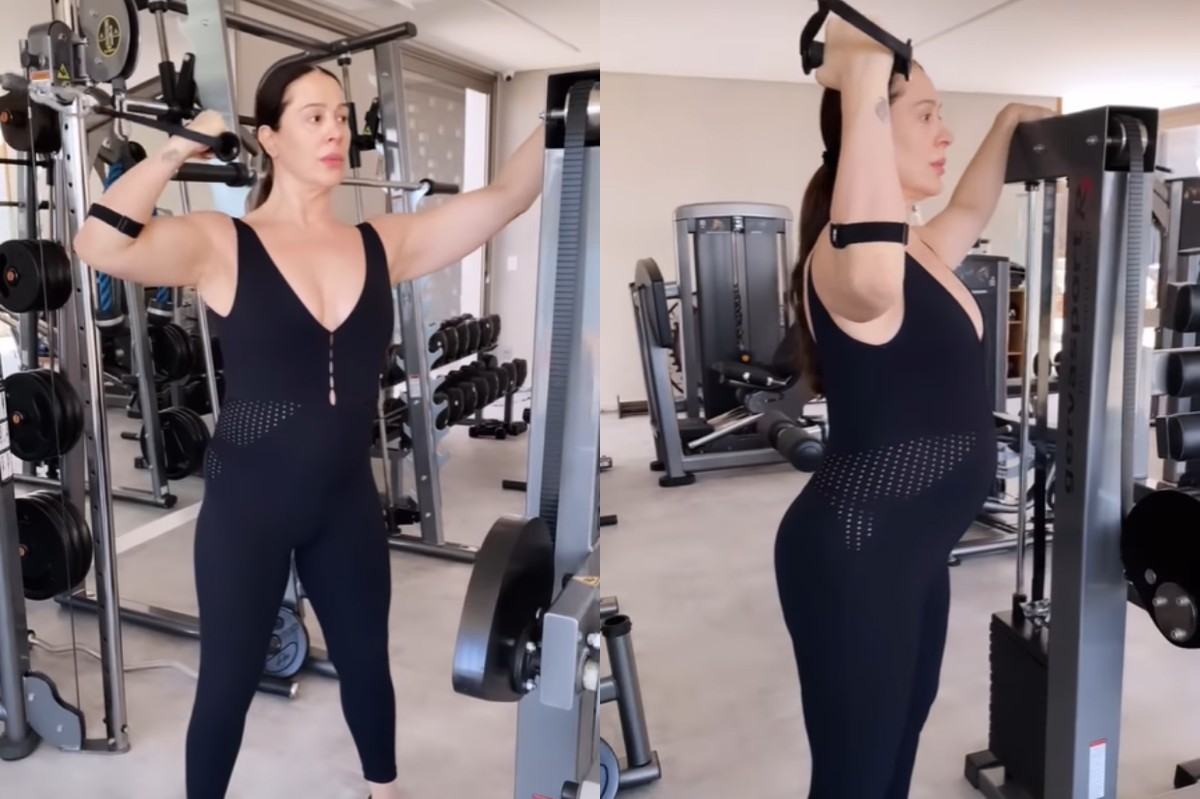 Claudia Raia mostra exercício durante gravidez: "Mãe tá on" | GQ | GQ
