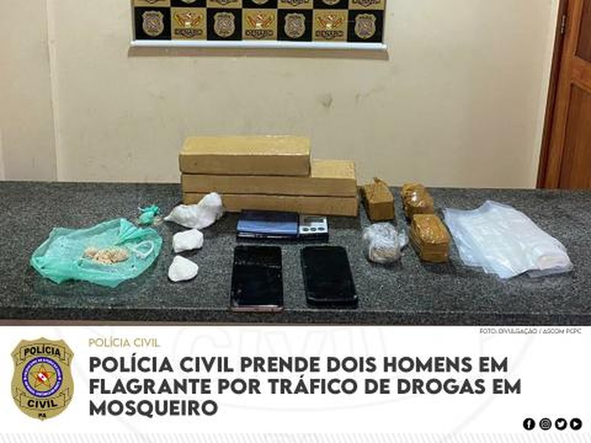 Polícia Civil Prende Dois Homens Em Flagrante Por Tráfico De Drogas Em