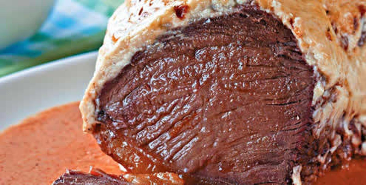 Alcatra assada com maionese | Carnes | Receitas