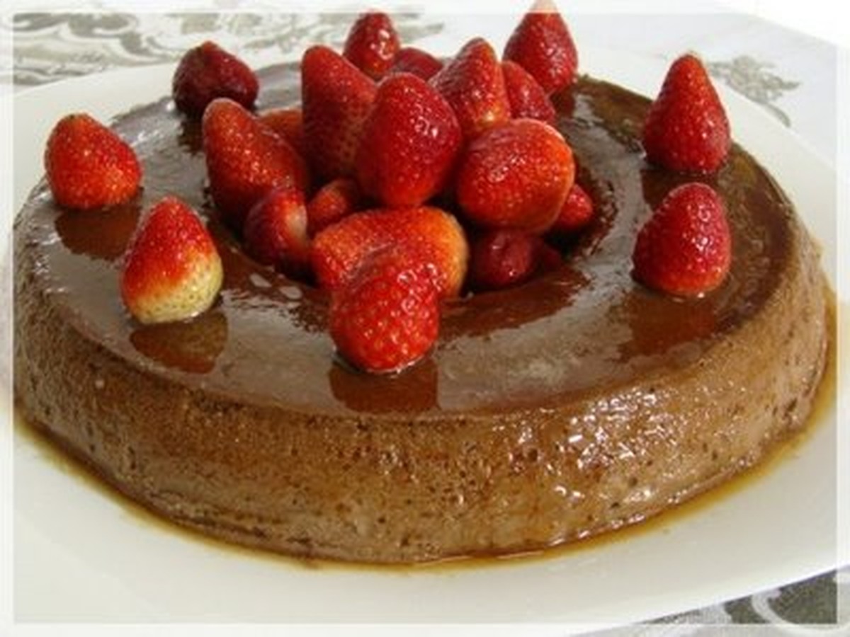 Pudm de chocolate bonito e gostoso | Doces e sobremesas | Receitas