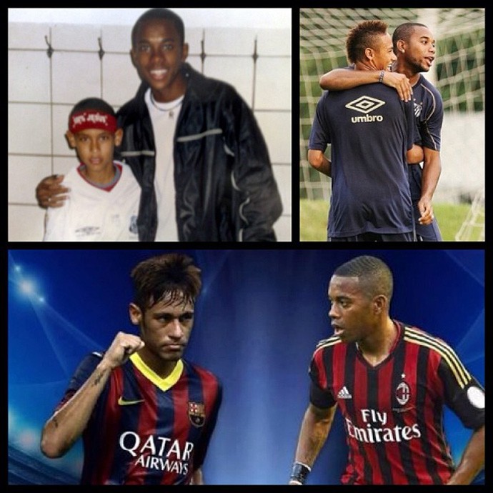 Neymar, sobre duelo contra Robinho: 'Pela primeira vez contra meu ídolo ...