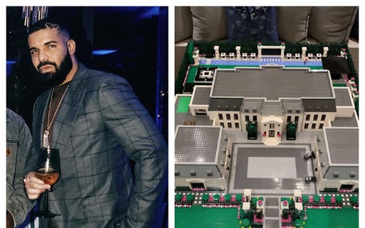 Drake faz réplica da sua mansão com peças de LEGO - Monet | Celebridades