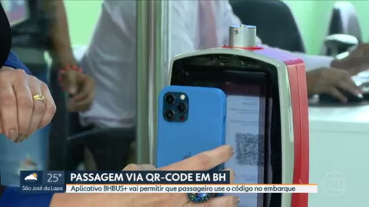 Passageiros do transporte coletivo de BH podem embarcar com QR Code ...