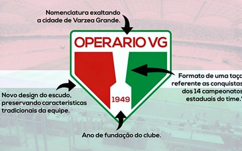 Operário VG deve introduzir novo escudo do clube aos poucos