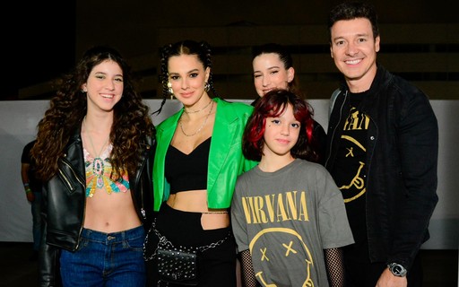 Rock in Rio: Rodrigo Faro e Vera Viel chegam com as filhas para segundo ...