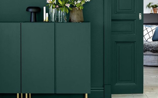 Décor do dia: hall de entrada verde e cheio de impacto - Casa Vogue ...