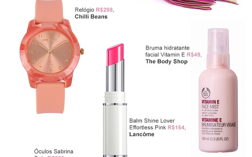 Vitrine especial: Lista com 30 produtos cor-de-rosa - Quem | QUEM Inspira