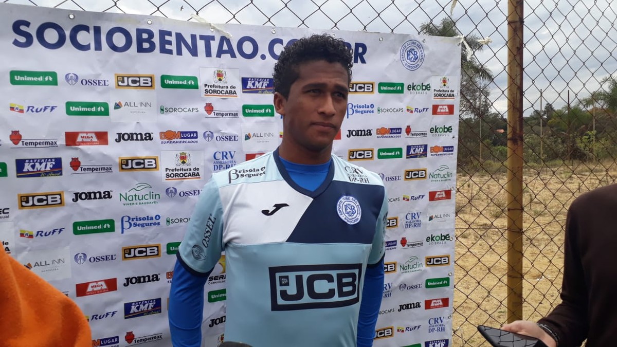 "Pronto para jogar", Abuda faz 1º treino no São Bento e aguarda ...