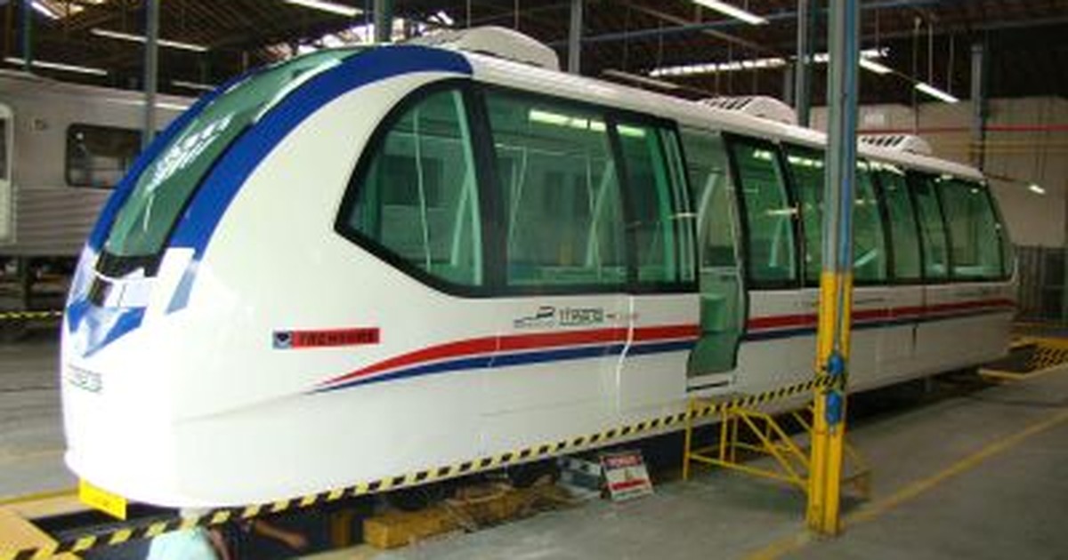 G1 - Primeiro veículo do aeromóvel de Porto Alegre está pronto para ...