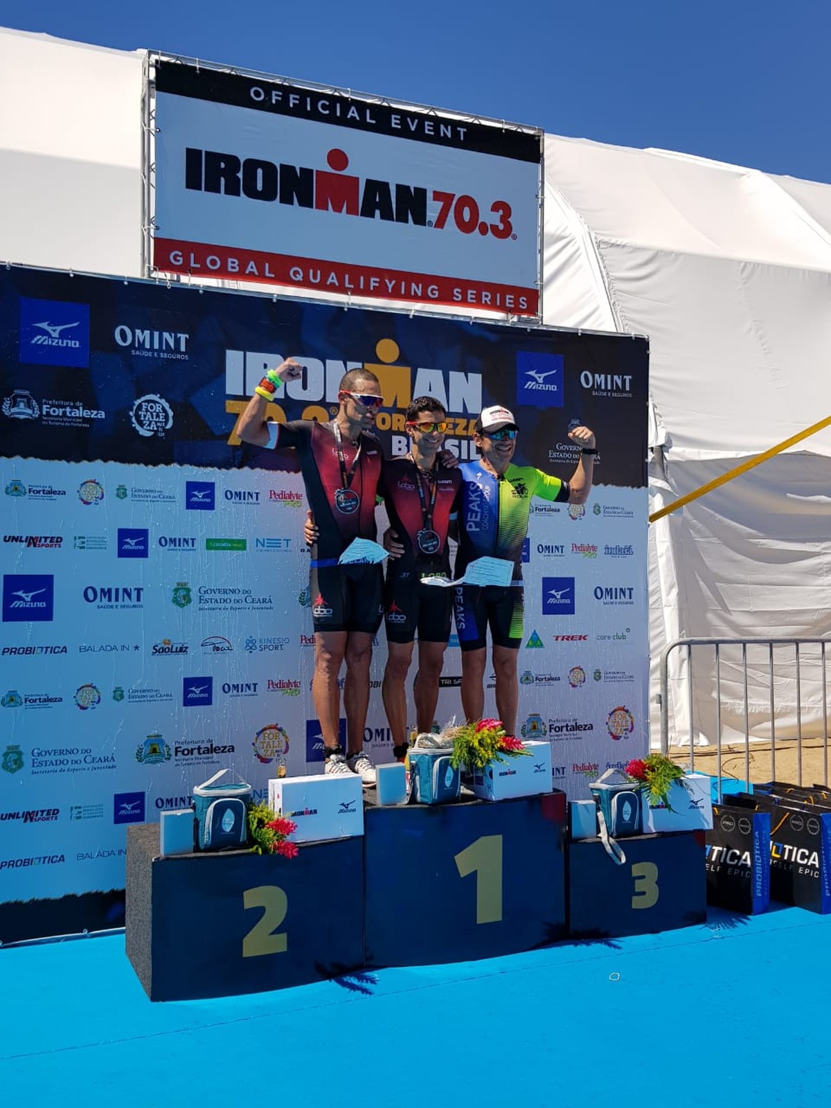 Rodrigo Lobo e Flávia Meyer vencem Ironman Fortaleza | ce | ge
