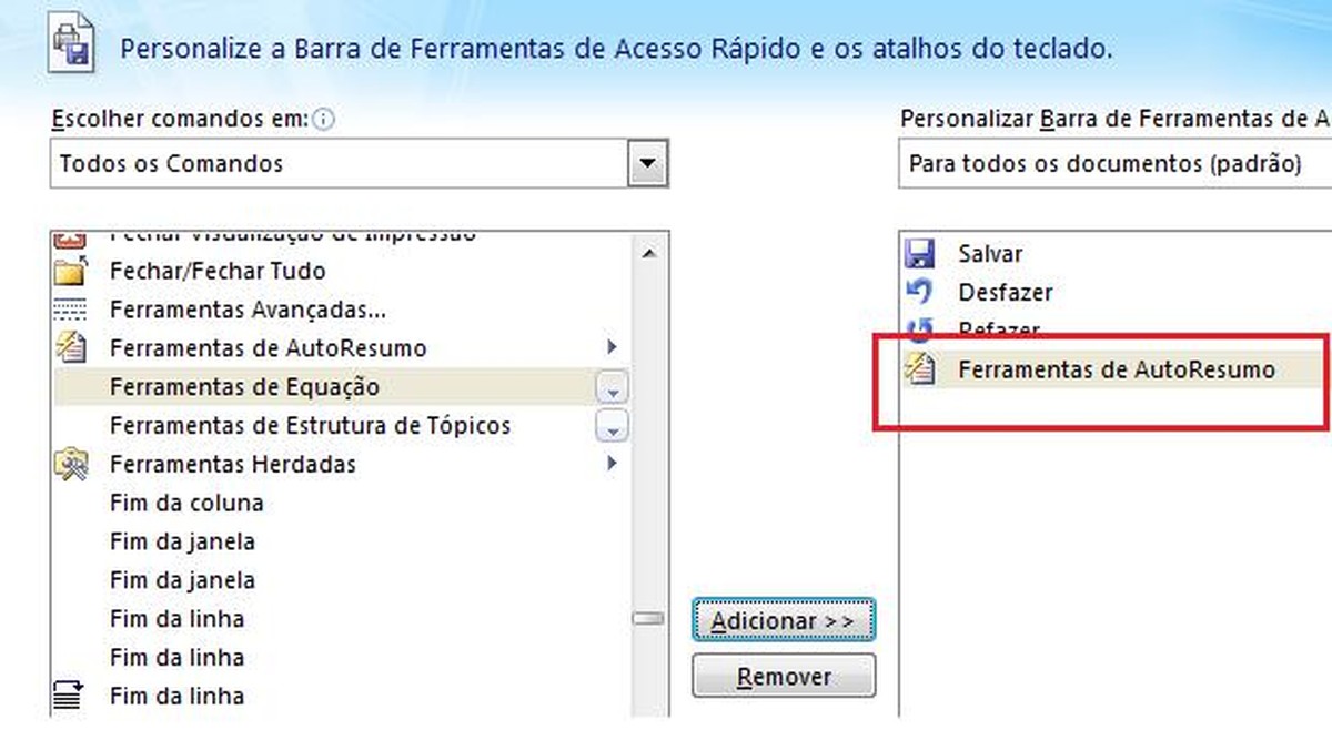 Como criar um resumo de texto automático em um documento Word | Dicas e ...