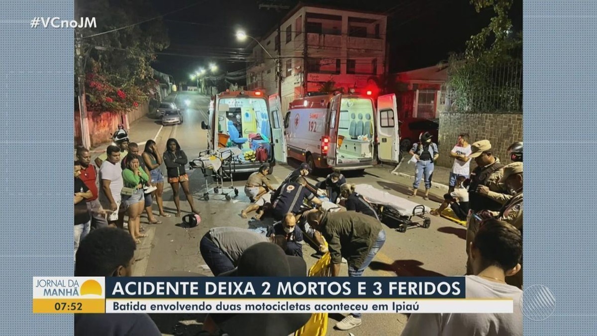 Batida Entre Motocicletas Deixa Duas Pessoas Mortas E Outras Três