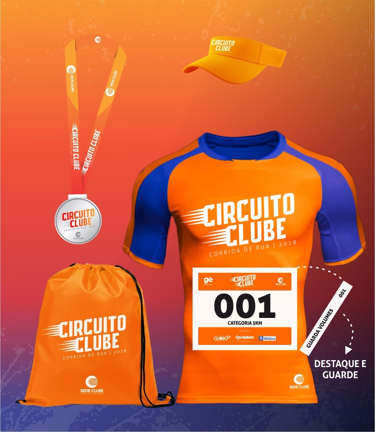 #CircuitoClube: detalhes do kit do corredor | circuito clube corrida de ...
