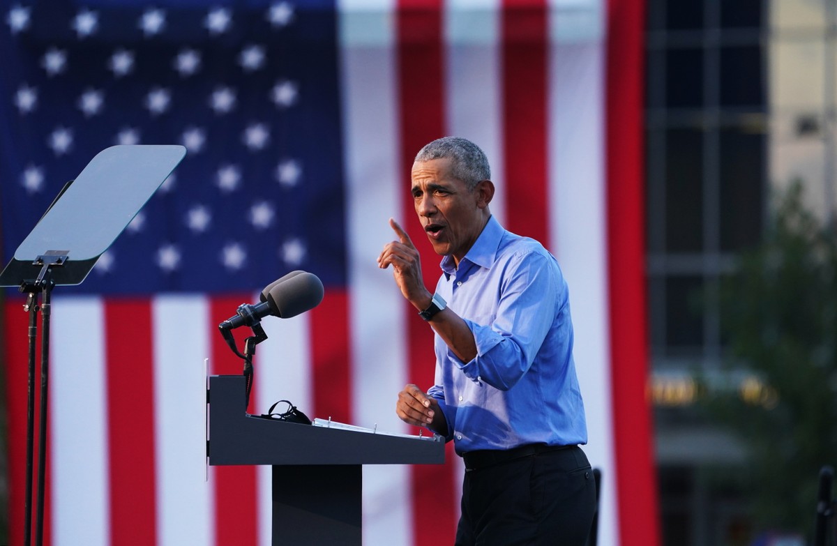 Obama pede votos a Biden em evento na Pensilvânia, estado chave das ...